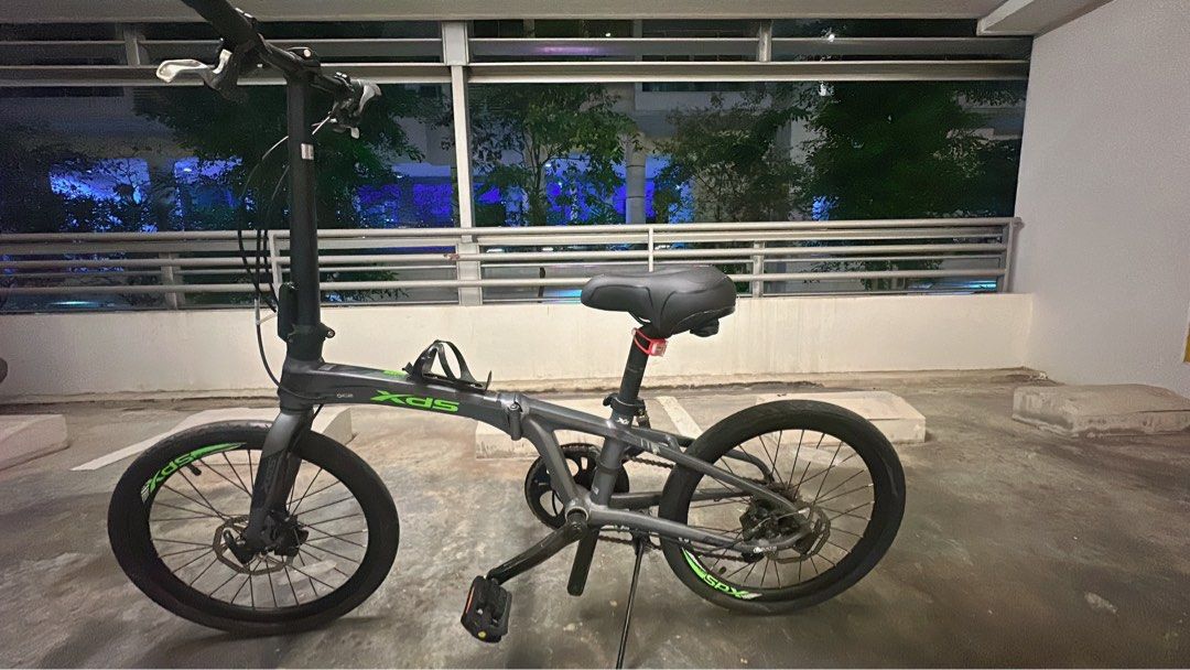 XDS SPX Folding Bike - Grey, Sports Equipment, Bicycles & Parts ...