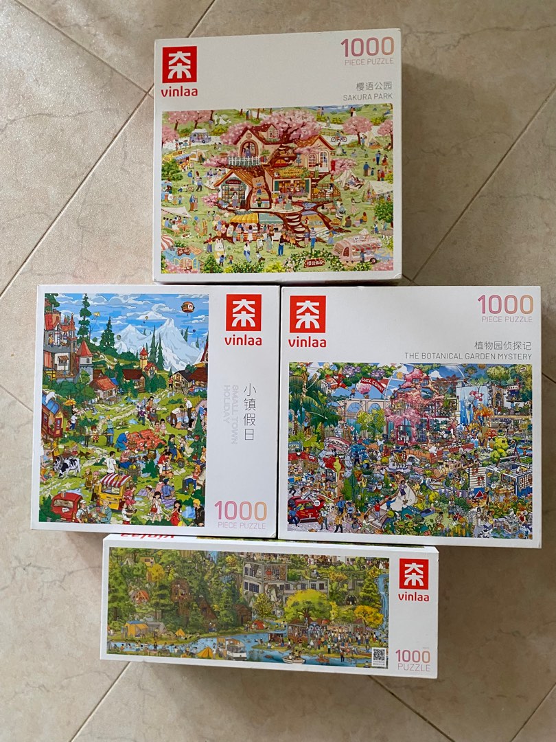 1000 Piece Jigsaw Puzzles - Various Brands & Designs, Hobbies & Toys ...