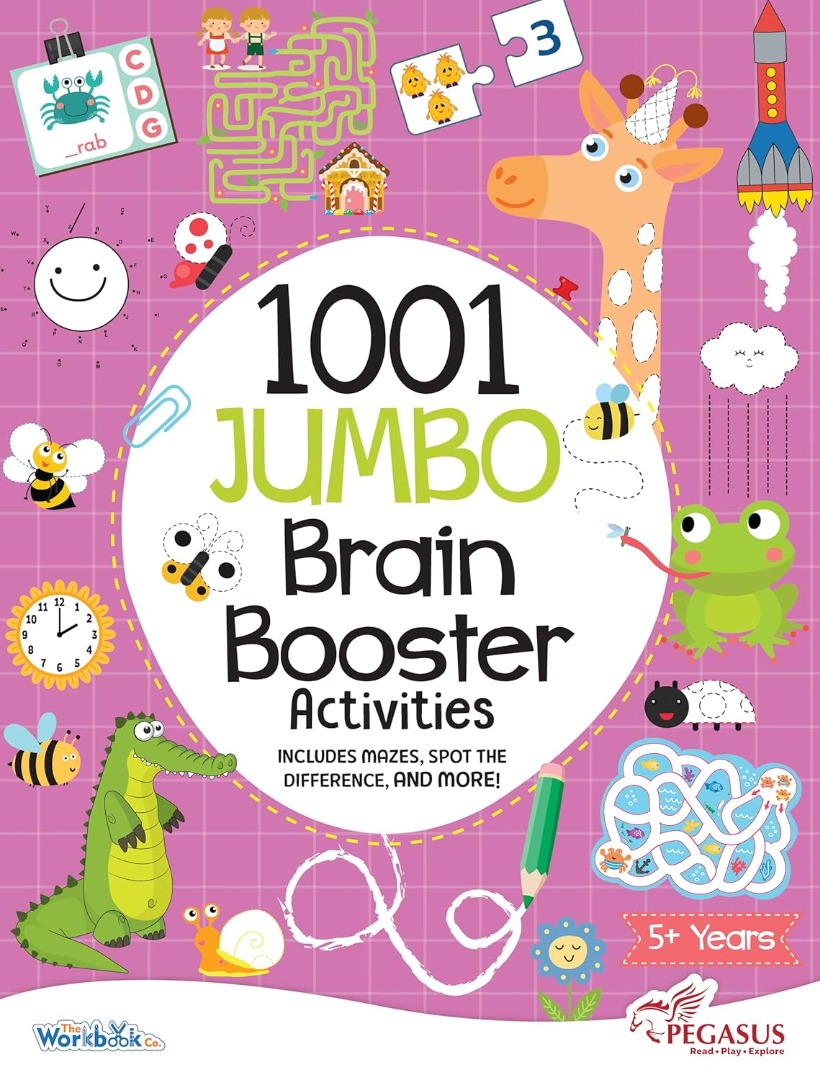 1001 Jumbo Brain boosters ( for age 5+ ), Hobbies & Toys, Books ...