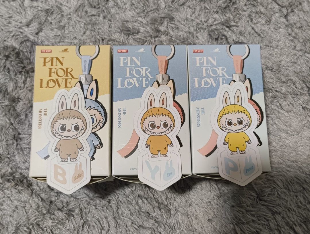 $16 EACH! POPMART CLEARANCE! [WTS ONLY] BNIF Authentic Popmart The Monsters Labubu V4 Pin For ...