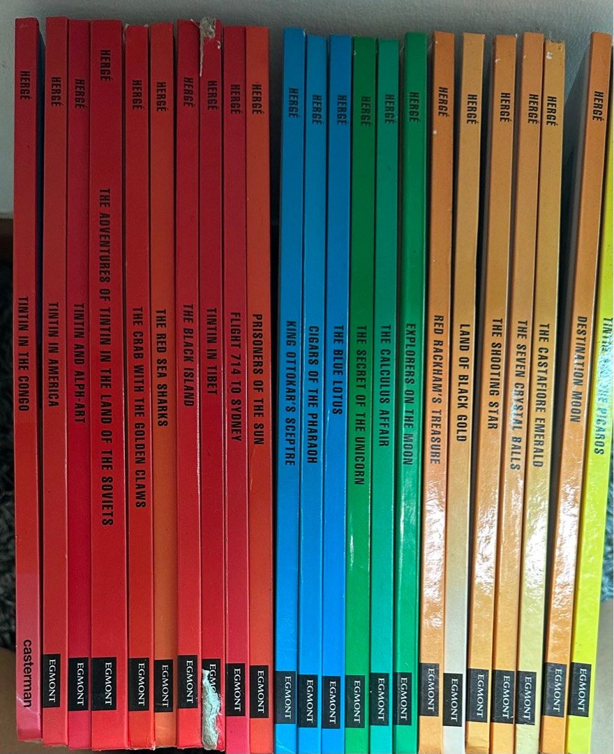 23 books of Tintin Comic Book Collection - Complete Set, Hobbies & Toys ...