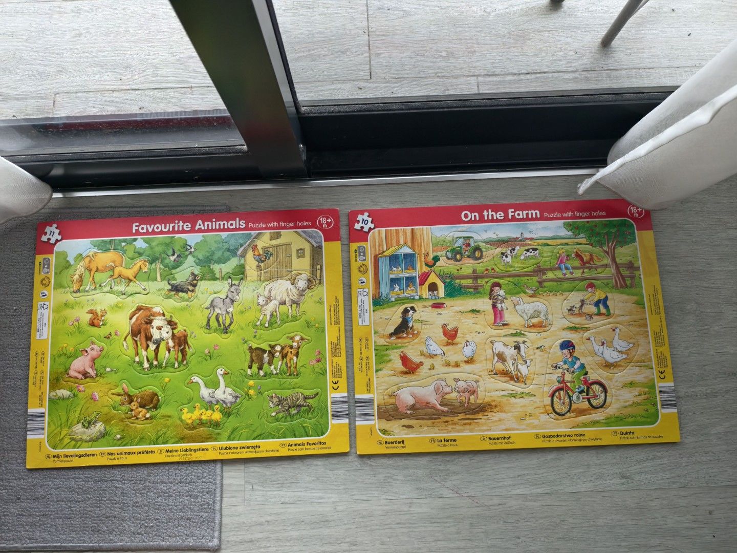 2 Children's Farm Animal Puzzles (Europe innovakids), Hobbies & Toys ...