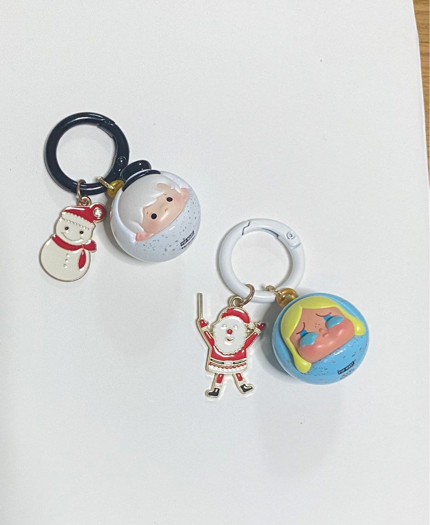 🎄 Christmas Key chains for sales ( mini ball Hacipupu / Cry baby ...