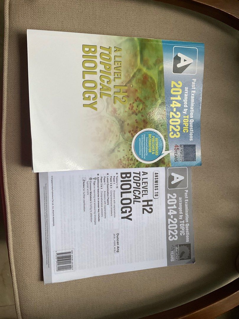 A Level H2 Topical Biology 2014-2023, Hobbies & Toys, Books & Magazines ...