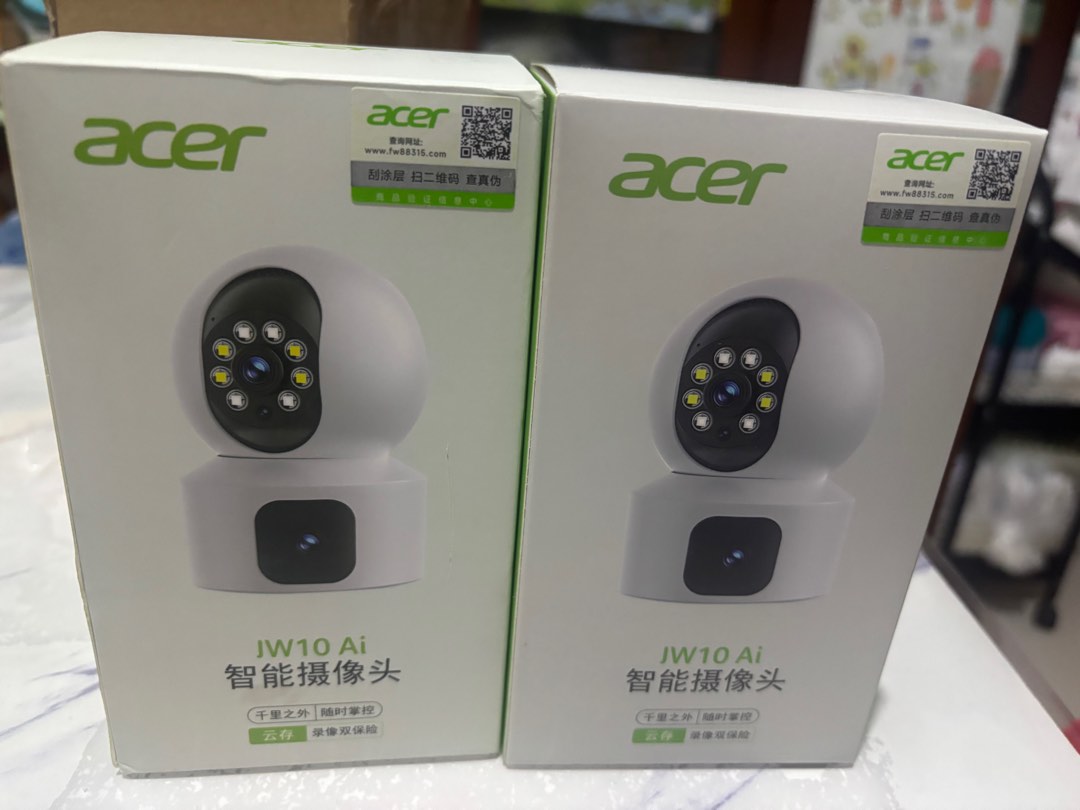 Acer JW10 Ai Smart Camera - Brand New (2pcs), Furniture & Home Living ...