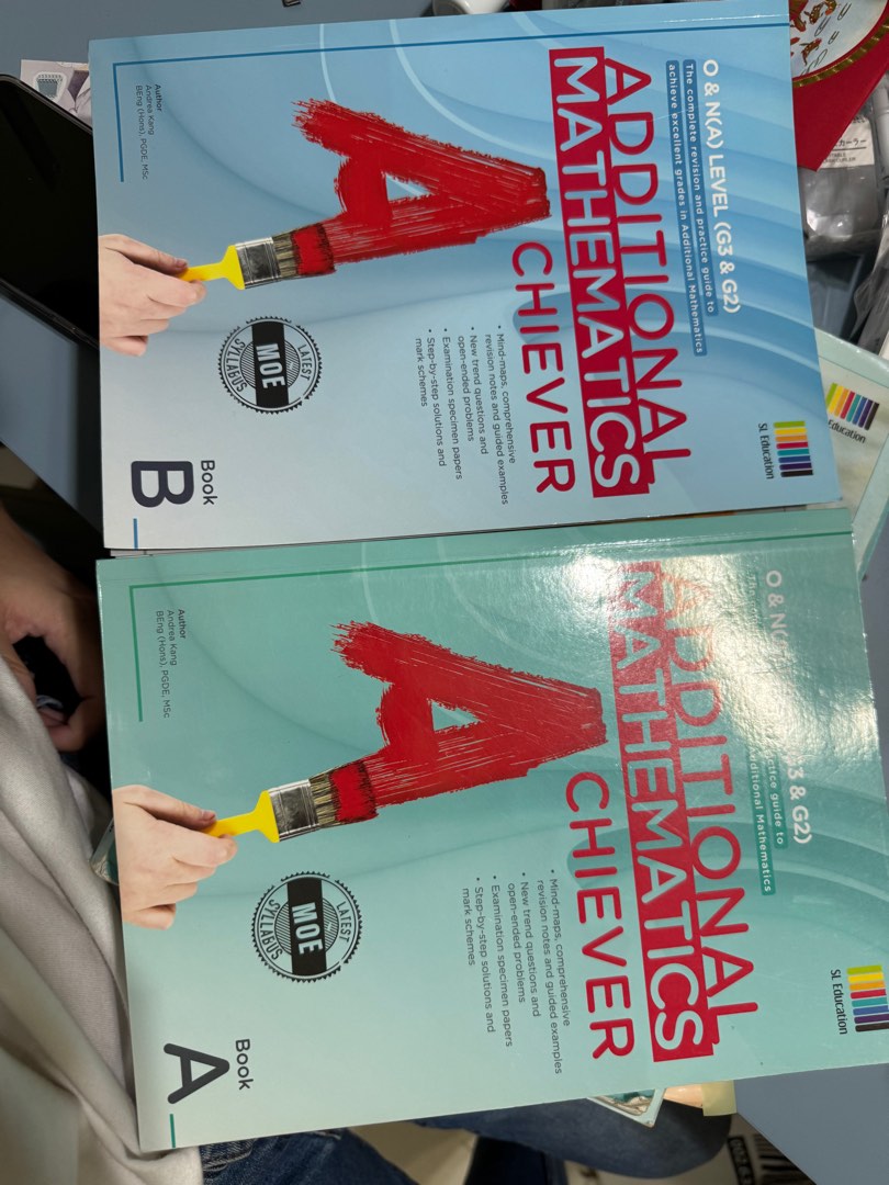 Additional Mathematics Achiever Textbook (Book A & B), Hobbies & Toys ...