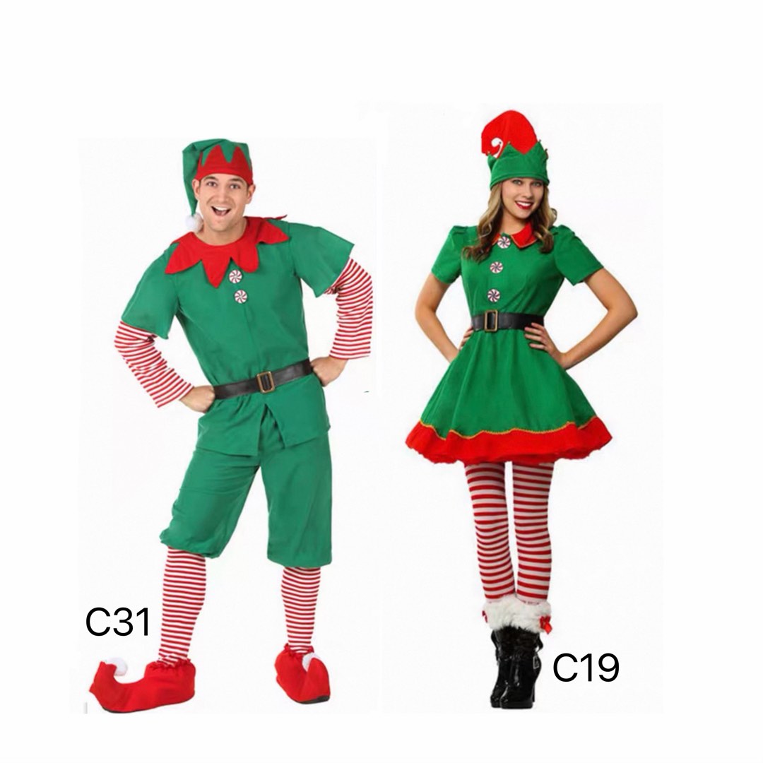 Adults Kids Children's Christmas performance costumes, adult men's and ...