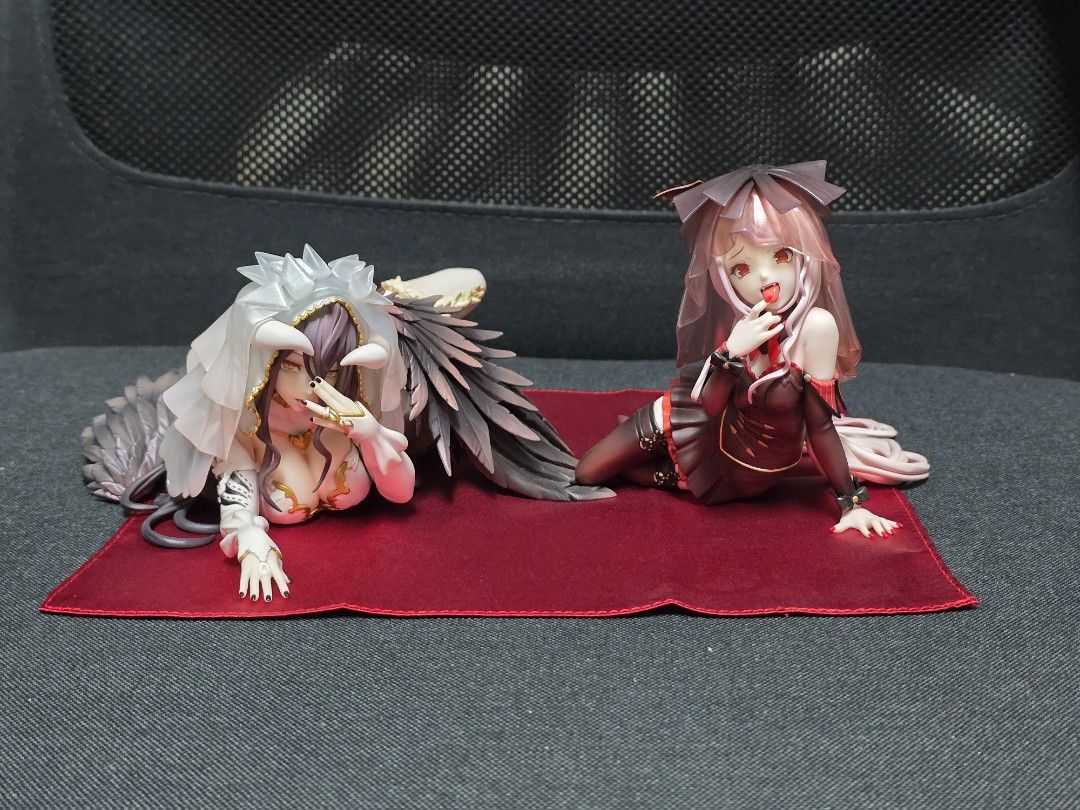 Albedo & Shalltear Bride Ver. 1/7 Figures | Overlord IV Kadokawa KDcolle | No Box - Perfect ...