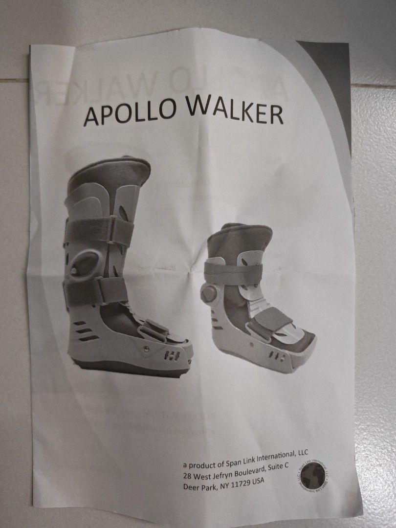 Apollo Walker - Orthopedic Walking Boot, Health & Nutrition, Braces ...
