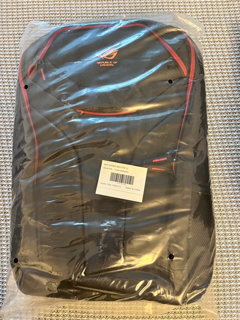 ASUS ROG 15" Gaming Laptop Backpack - Brand New, Men's Fashion, Bags ...