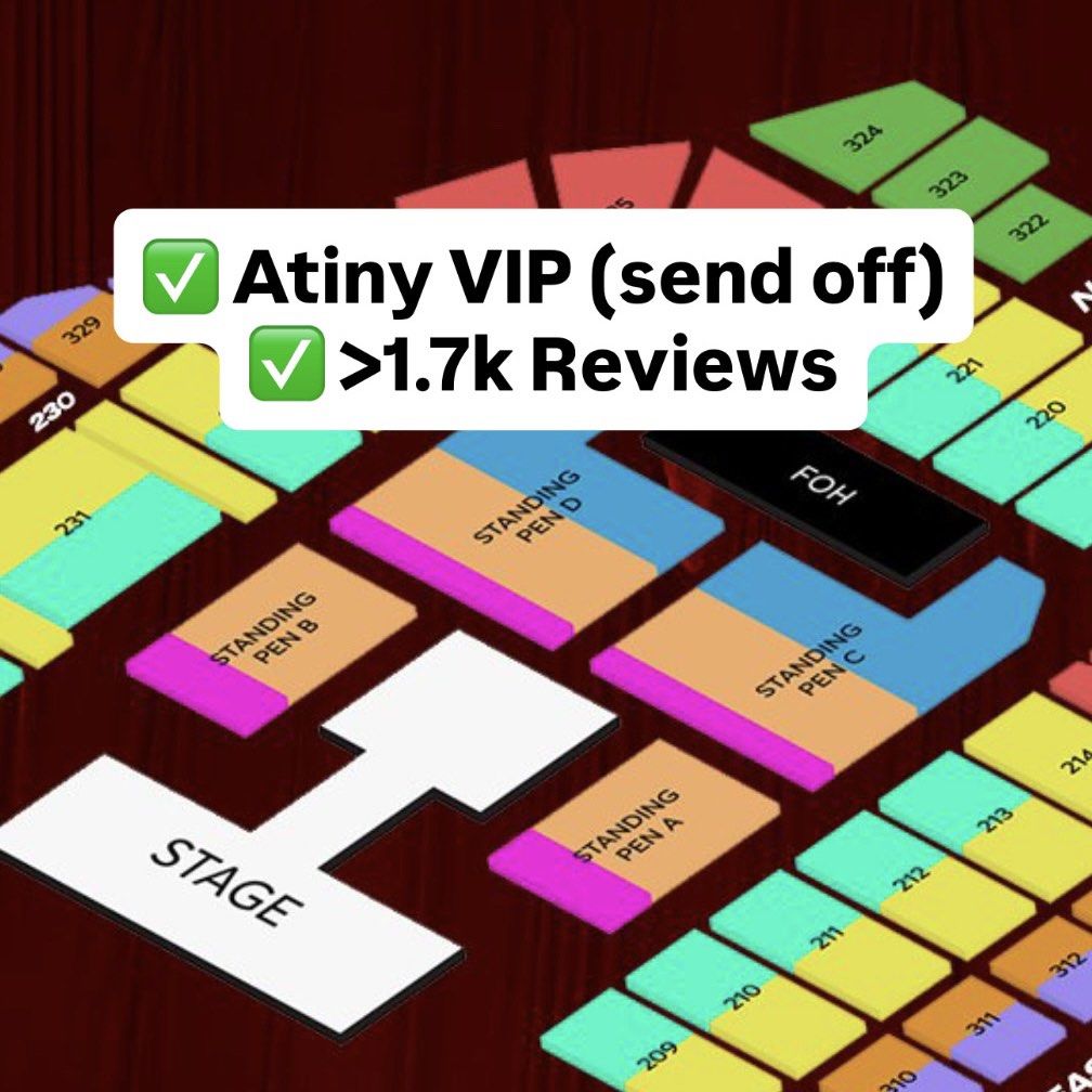 🇸🇬[From $1.3k+] Ateez ATINY VIP Send Off Tickets 2026 In Your Fantasy ...