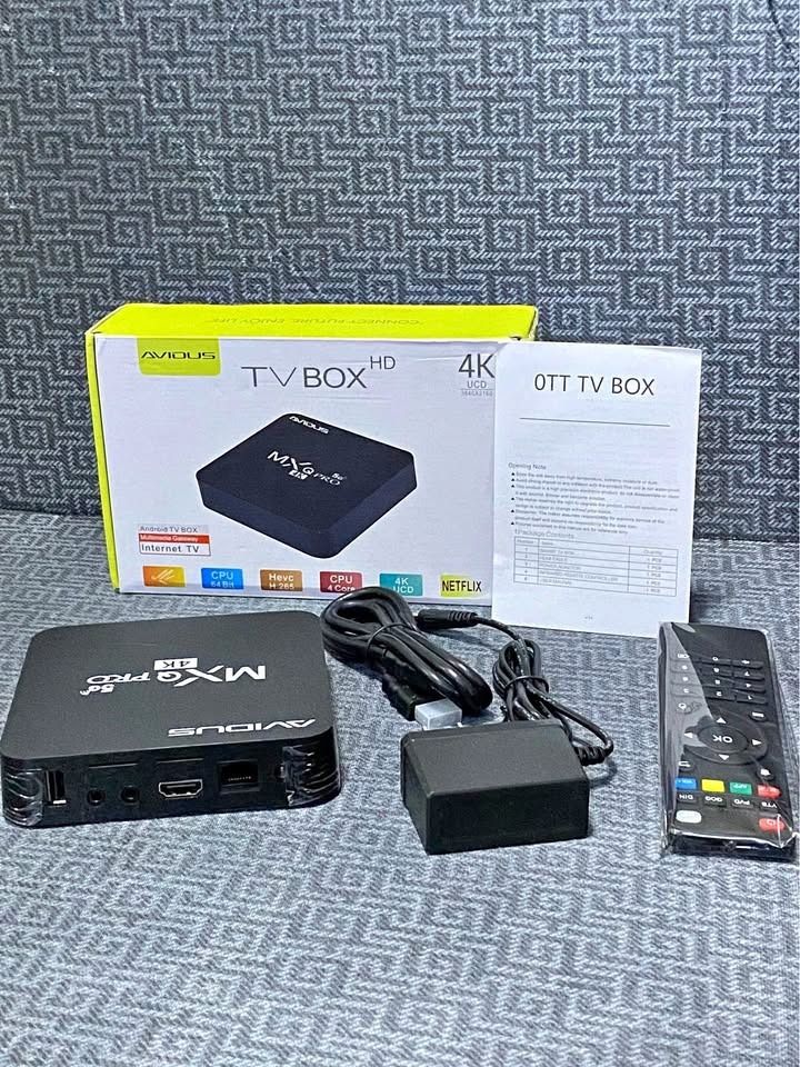 Avious MXQ Pro 4K OTT TV Box, TV & Home Appliances, TV & Entertainment ...