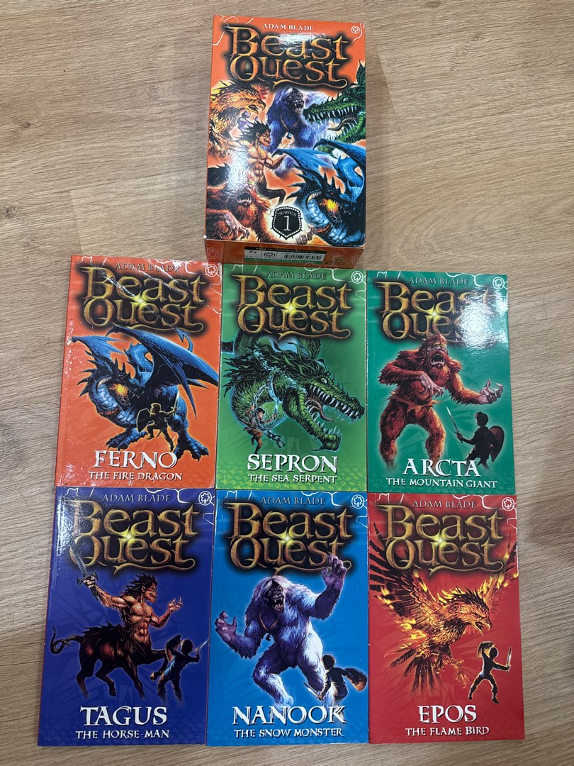 Beast Quest Series Books - Volumes 1 & 2, Hobbies & Toys, Books ...