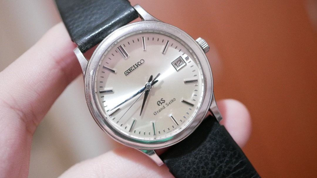 🔥BEAUTIFUL Grand Seiko 34mm Quartz Date 8j56-7000 Dress Watch SBGF013 ...