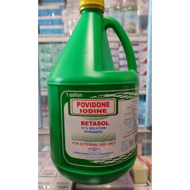 BETASOL POVIDONE IODINE 10% SOLUTION - GAL, Health & Nutrition, Medical ...