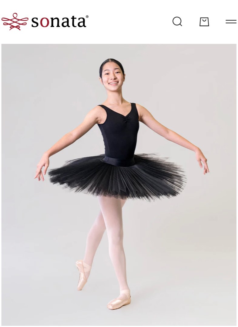 Black Ballet RAD Examination Tutu with Sansha Carrying Case 94cm ...