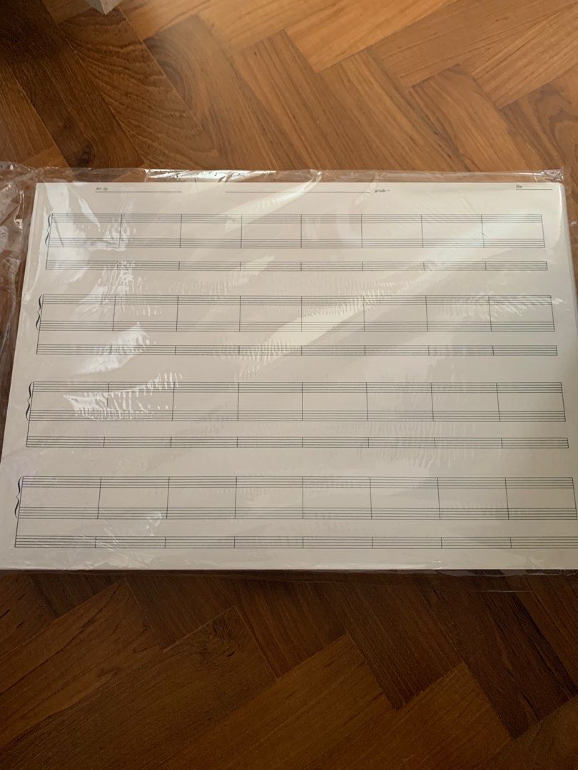 Blank Music Sheets - New, Hobbies & Toys, Music & Media, Music ...