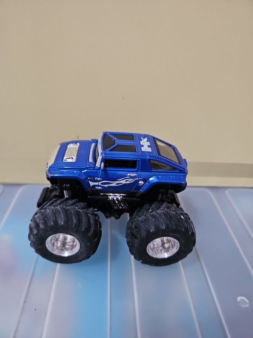 Blue Monster Truck Toy, Hobbies & Toys, Toys & Games on Carousell