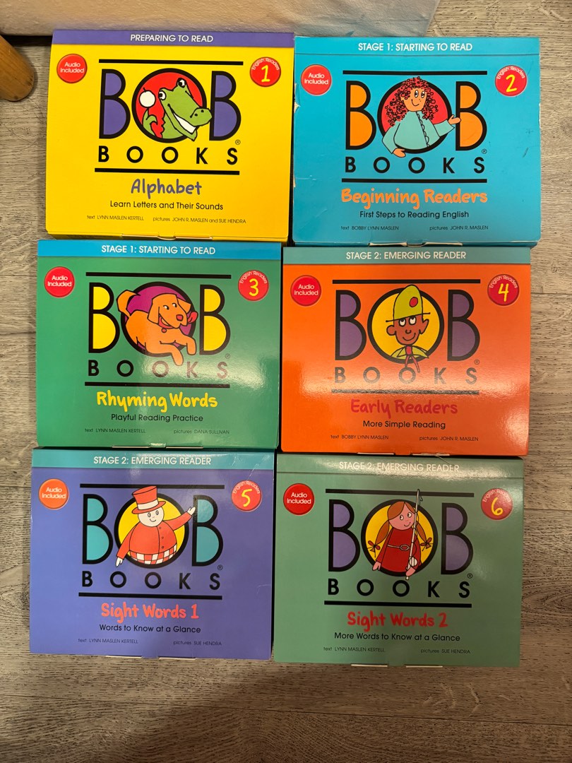 Bob Books - Complete Set of 6 Box, Hobbies & Toys, Books & Magazines ...