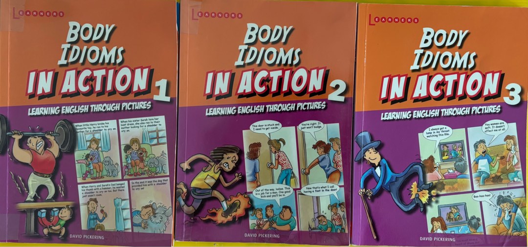 Body Idioms in Action Books 1, 2, and 3, Hobbies & Toys, Books ...