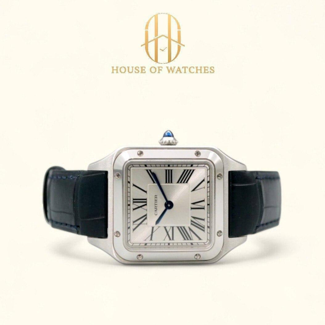 Brand New November 2025 Cartier Santos-Dumont Silver Small Model ...