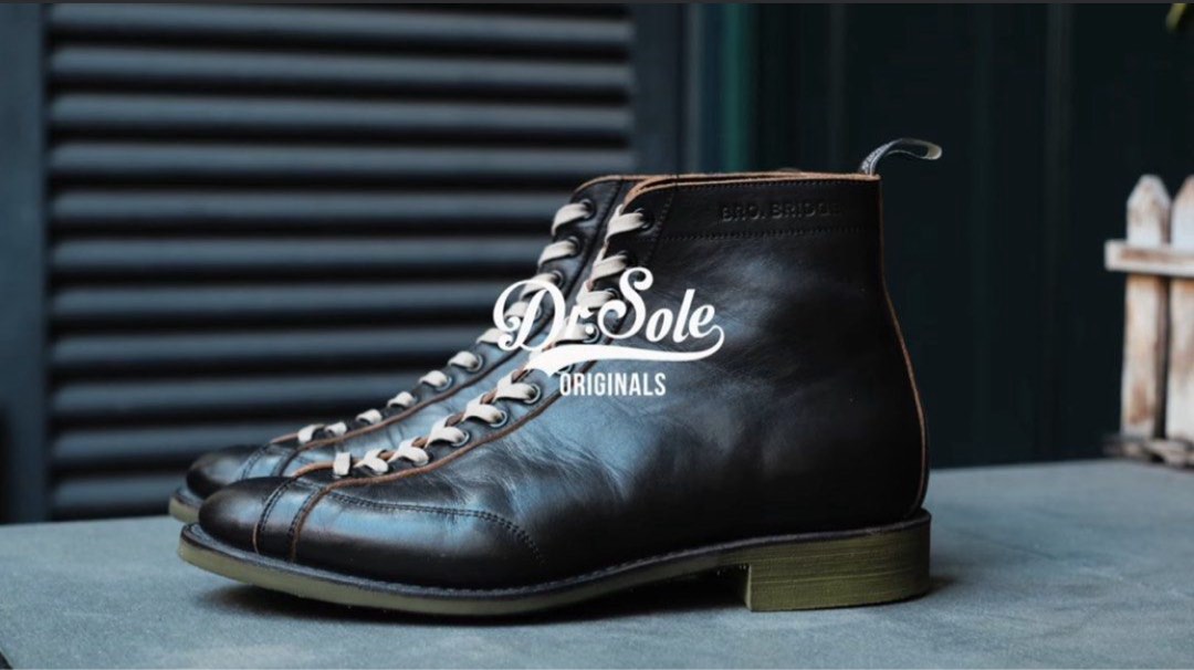 Brother bridge henry boots 拳擊手 茶芯馬皮 us8, 男裝, 鞋, 靴 - Carousell
