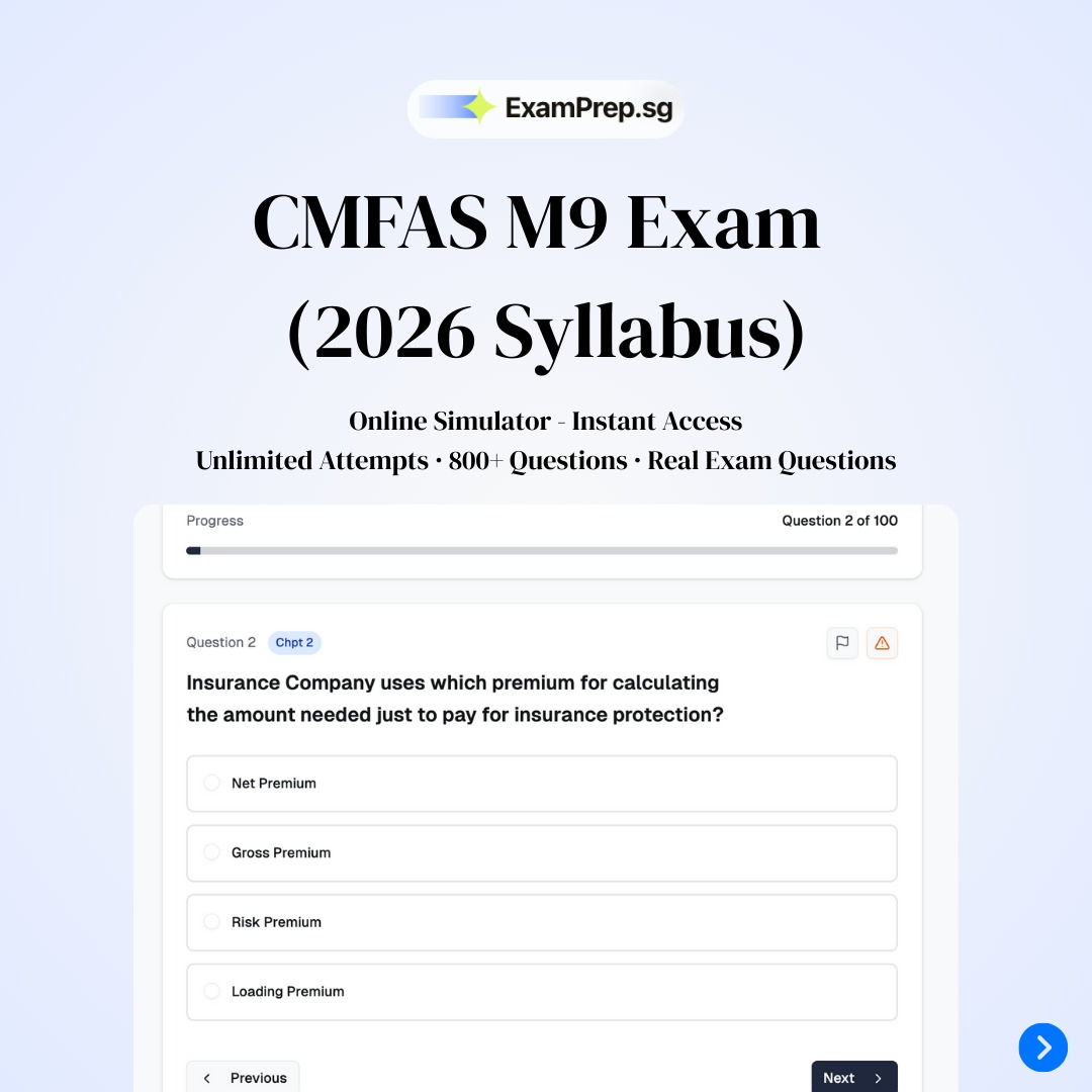 CMFAS M9 Mock Exam Papers (Online Platform) - 2025/2026, Learning ...
