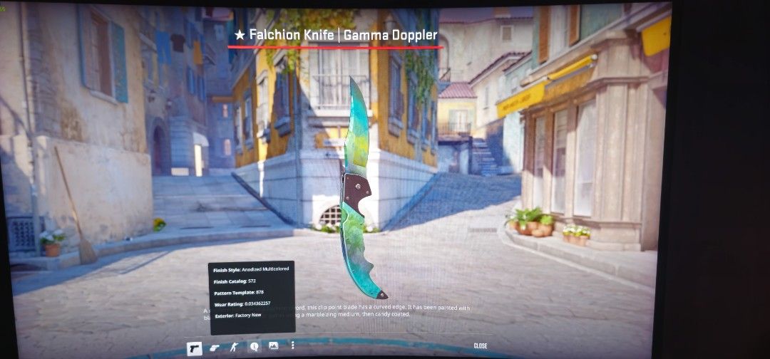 CS2 Falchion Knife | Gamma Doppler, Video Gaming, Gaming Accessories ...