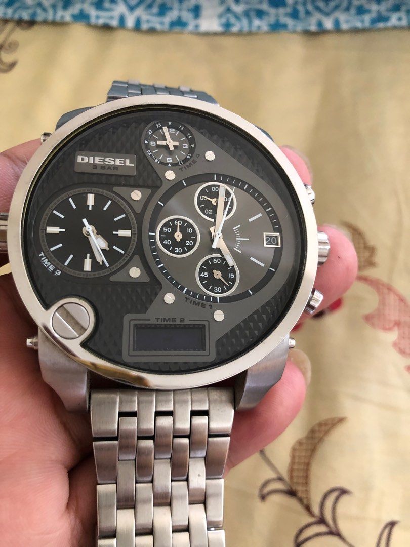 DIESEL MENS BEAUTIFUL BIG DIAL WATCH WITH MANY DIALS : limited edition ...