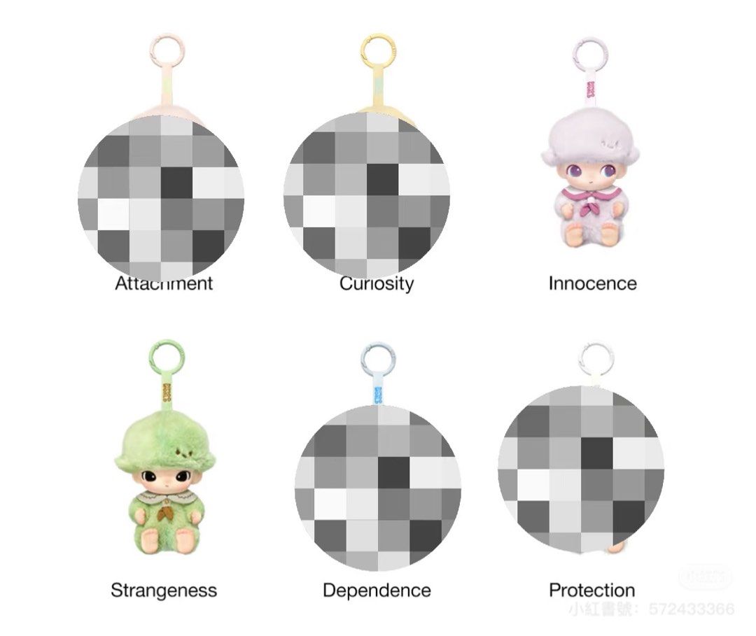 DIMOO Journal of New Life Series-Vinyl Plush Pendant Blind Box, Hobbies ...