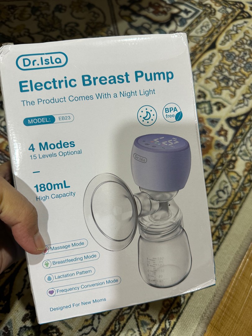 Dr. Isla Electric Breast Pump EB23, Babies & Kids, Nursing & Feeding ...