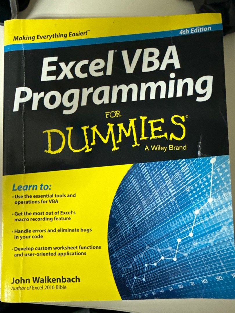 Excel VBA Programming for Dummies - 4th Edition, Hobbies & Toys, Books & Magazines, Textbooks on ...