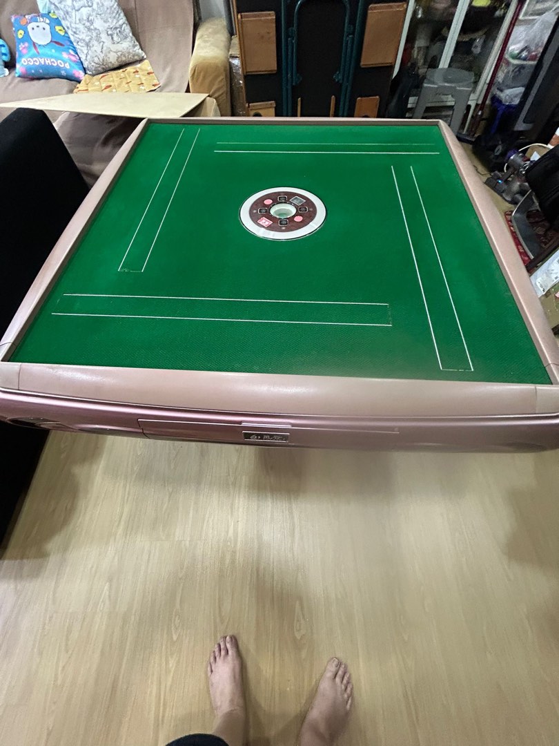 Foldable Automatic Mahjong Table, Furniture & Home Living, Furniture ...