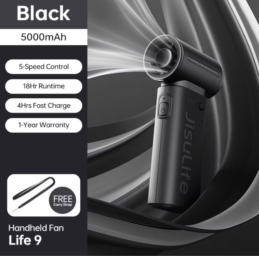 JisuLife Fan Life 9 5000mAh, Furniture & Home Living, Lighting & Fans ...