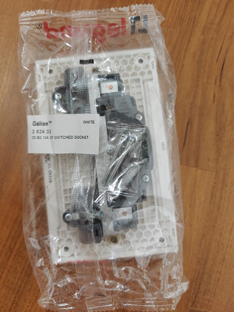 Legrand Galion White Double Socket, TV & Home Appliances, Electrical ...