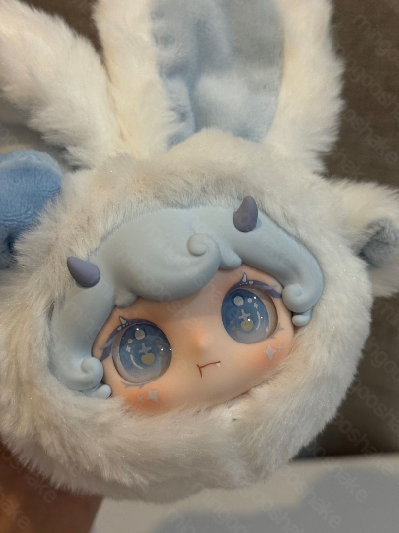 Lilina - White Blue Blind Box Plush Pendant, Hobbies & Toys, Toys ...