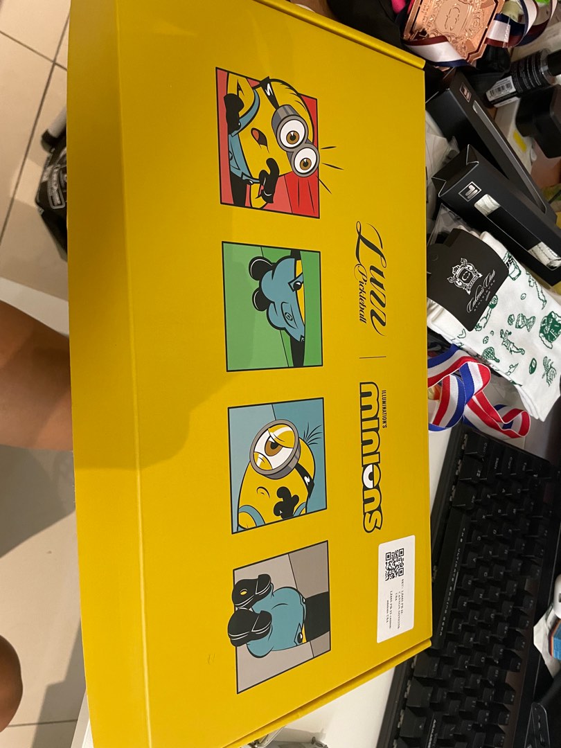Lunn Pickleball x Minions Bello Carbon Fiber T700 Paddle, Sports ...
