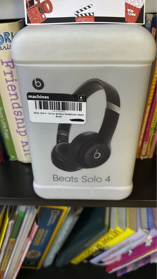 Machines- Beats Solo 4 On-Ear Wireless Headphones, Audio, Headphones ...