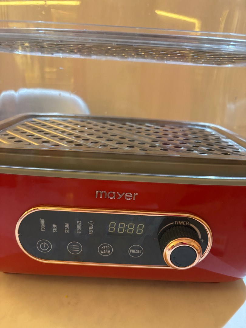 Mayer Food Steamer - Red, TV & Home Appliances, Kitchen Appliances ...