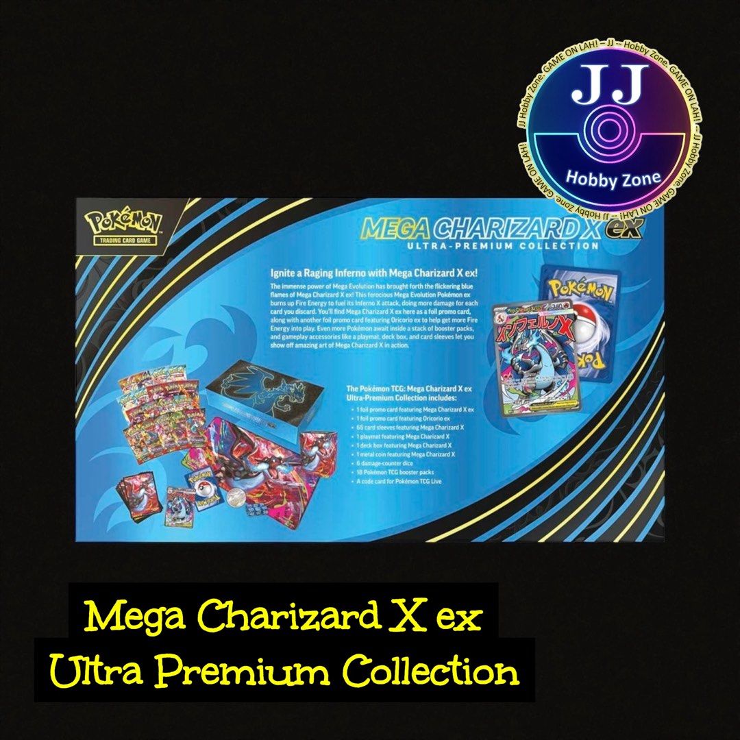 [ME02UPC] Pokemon TCG Phantasmal Flames: Mega Charizard X ex Ultra ...