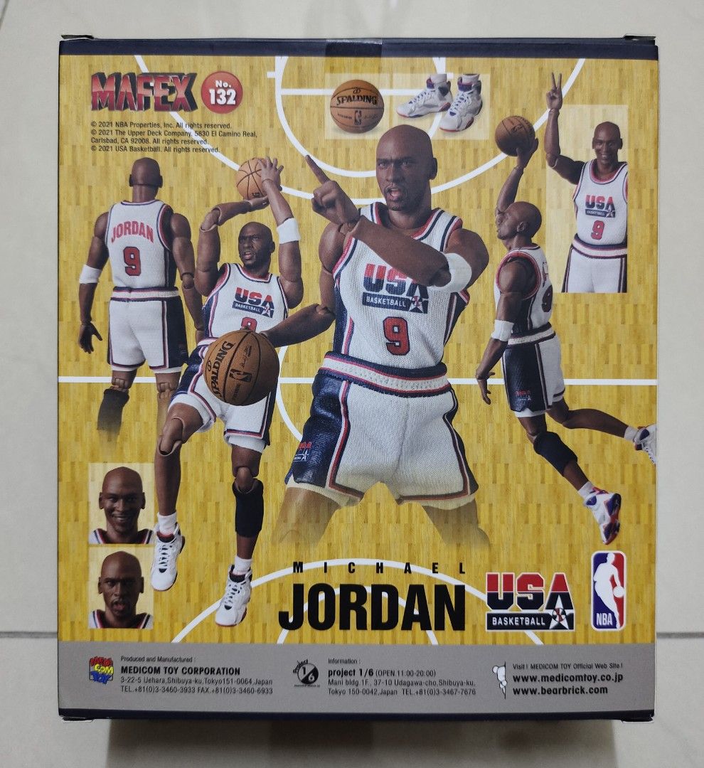 Medicom MAFEX No.132 Michael Jordan 1992 Team USA MISB, Hobbies & Toys ...