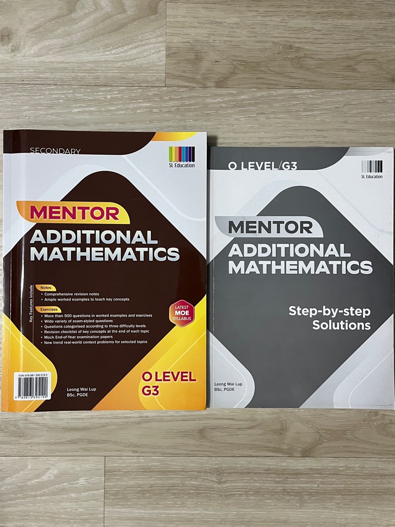 mentor additional mathematics G3 assessment book , Hobbies & Toys ...
