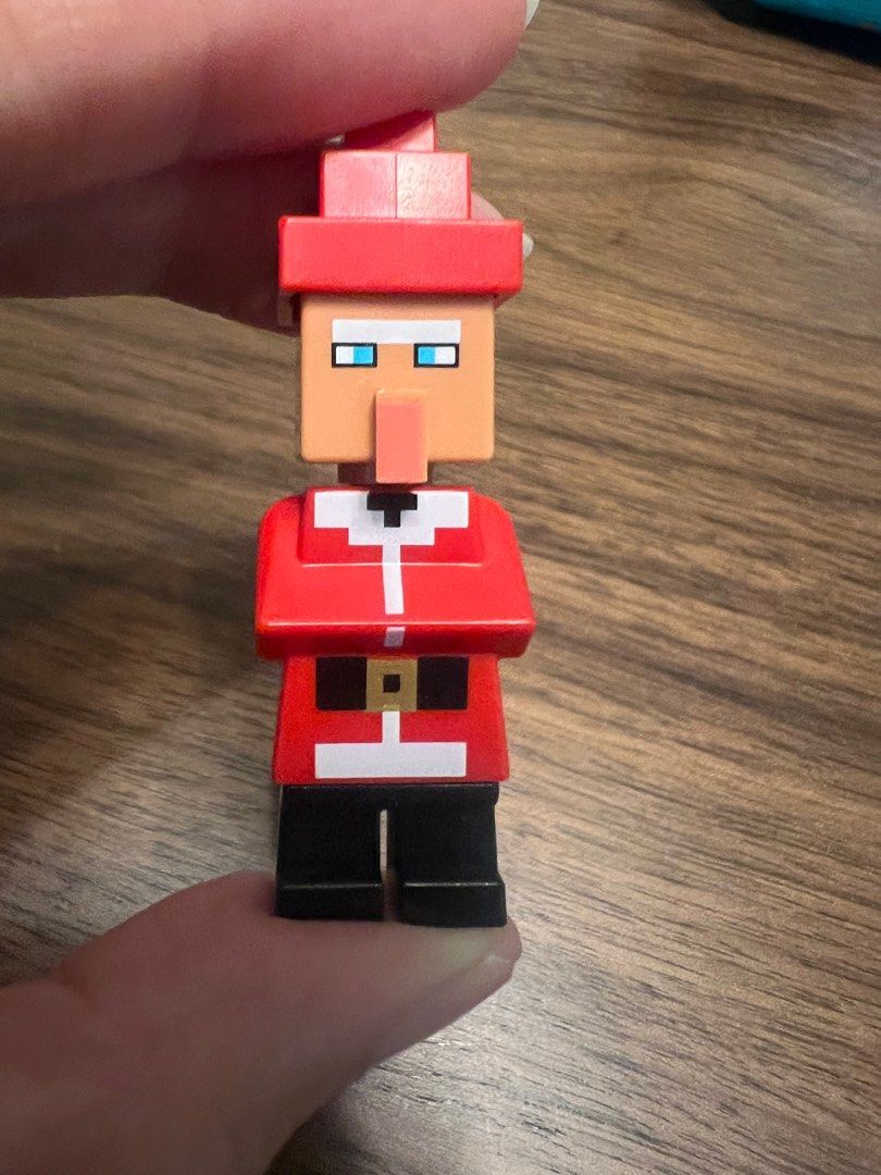 Minecraft Santa Villager Figure, Hobbies & Toys, Toys & Games on Carousell