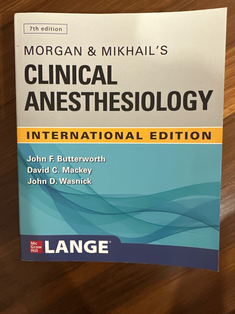 Morgan & Mikhail's Clinical Anesthesiology 7th Edition, Hobbies & Toys ...