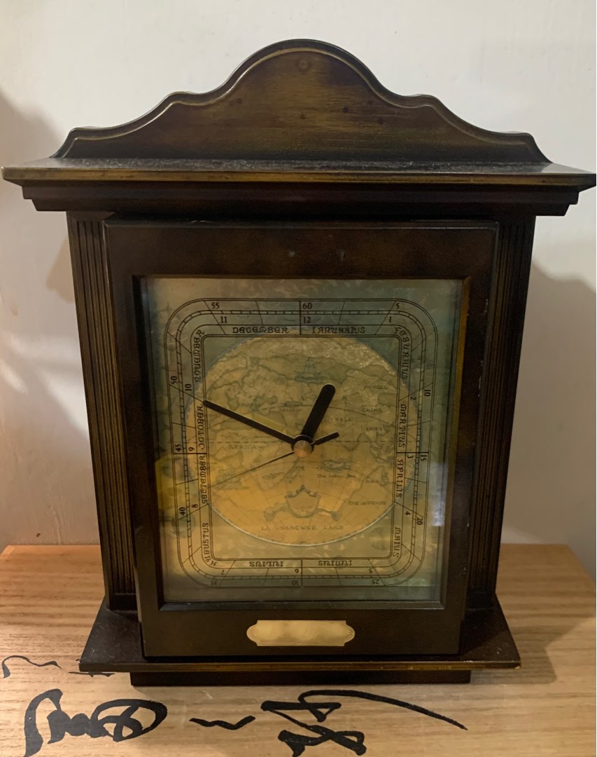 Musical Mantel Clock w/ Key Holder, Furniture & Home Living, Home Decor ...
