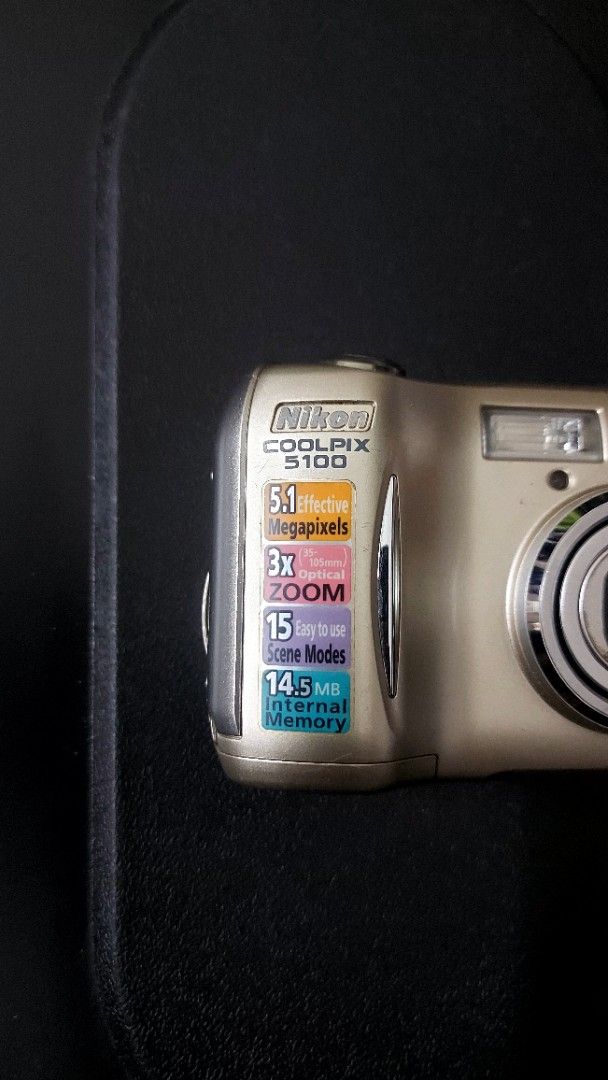 Nikon COOLPIX 5100 Digital CCD Camera Digicam, Photography, Cameras on ...