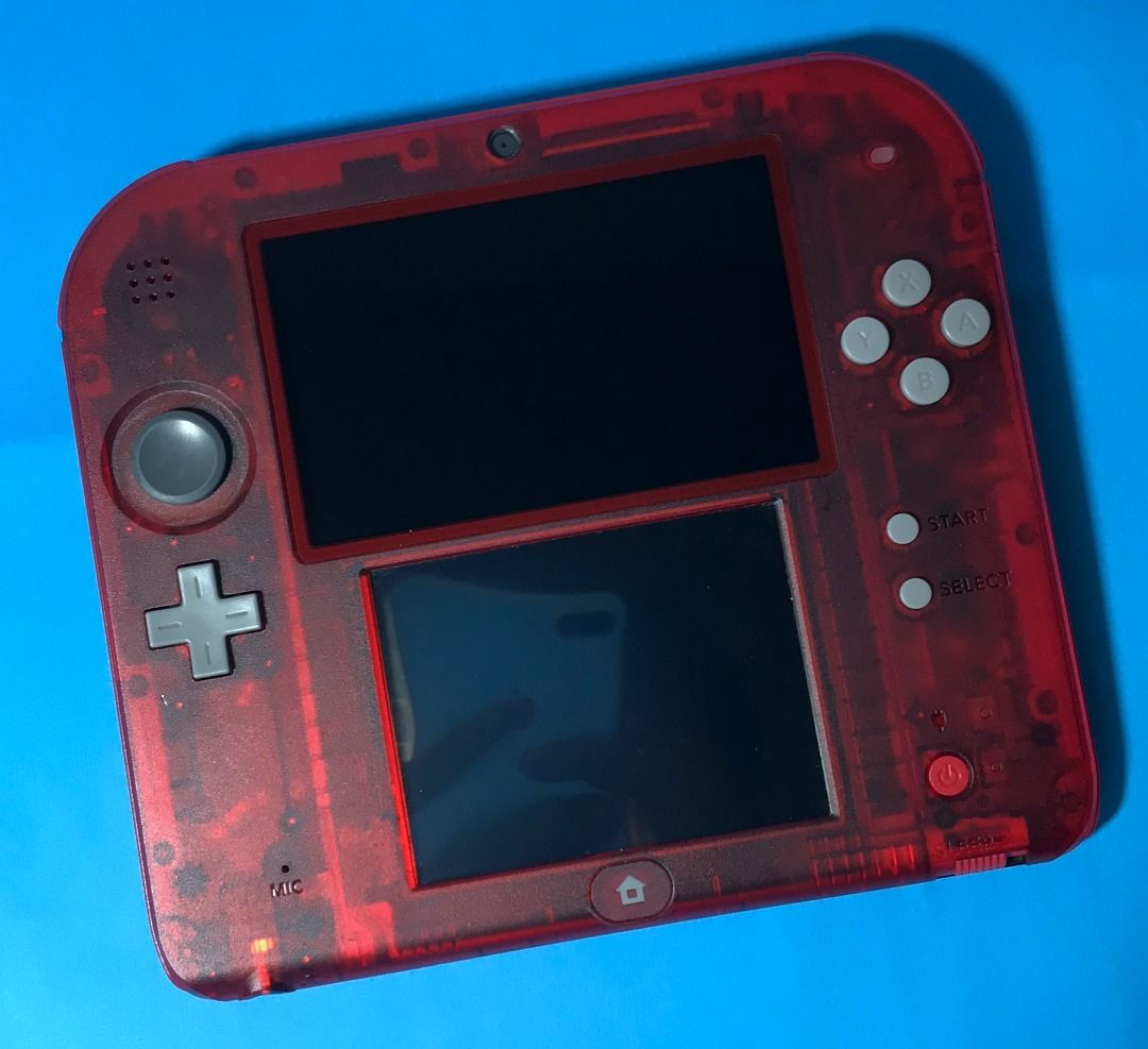 Nintendo 2DS Crystal Red With Box (Mint & Non-CFW / Still on Original ...