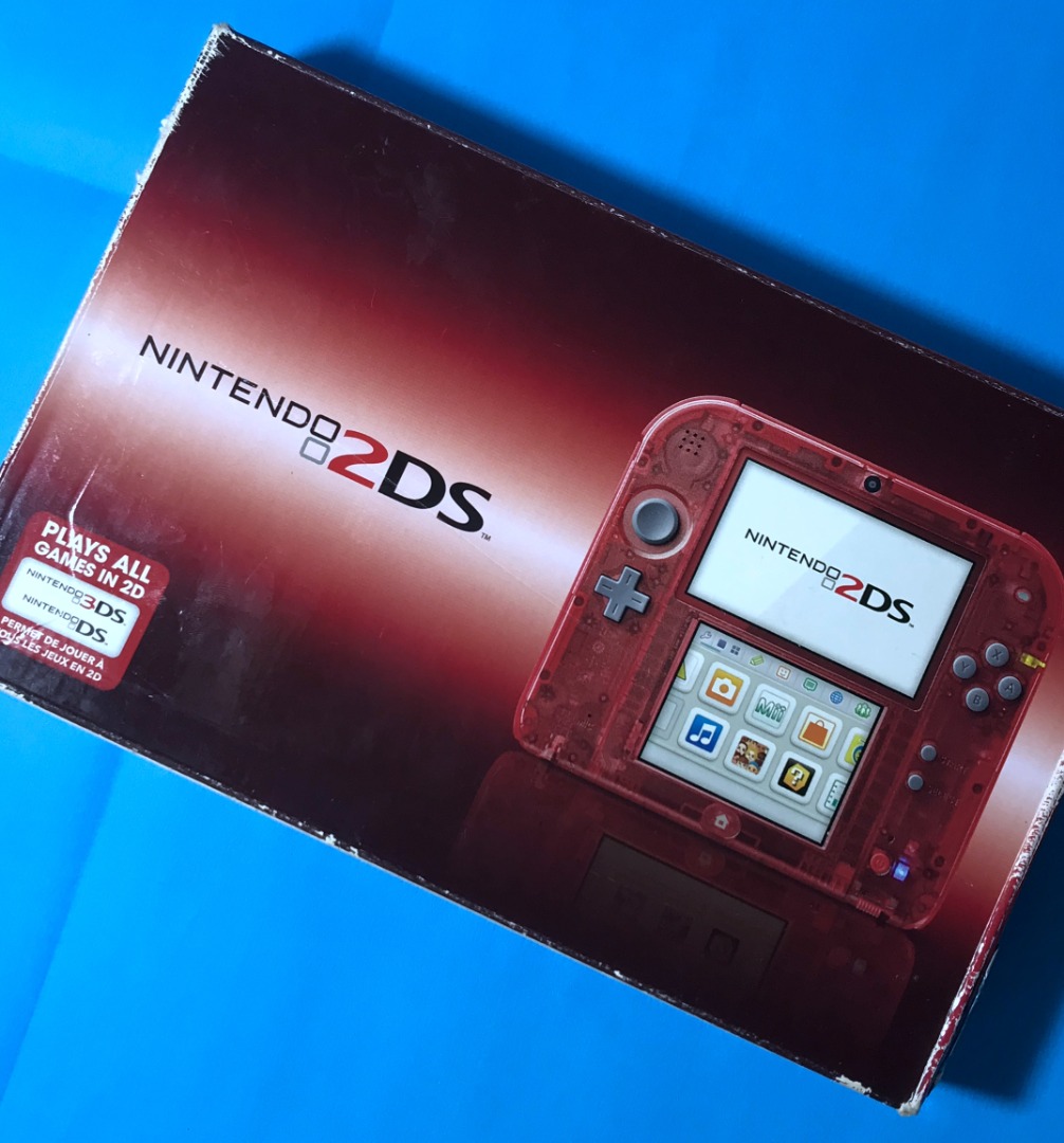 Nintendo 2DS Crystal Red With Box (Mint & Non-CFW / Still on Original ...