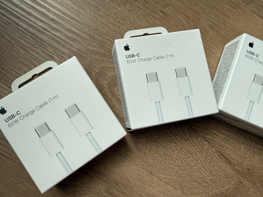 Original Apple USB-C 60W Charge Cable (1m) - Braided Woven Cable ...