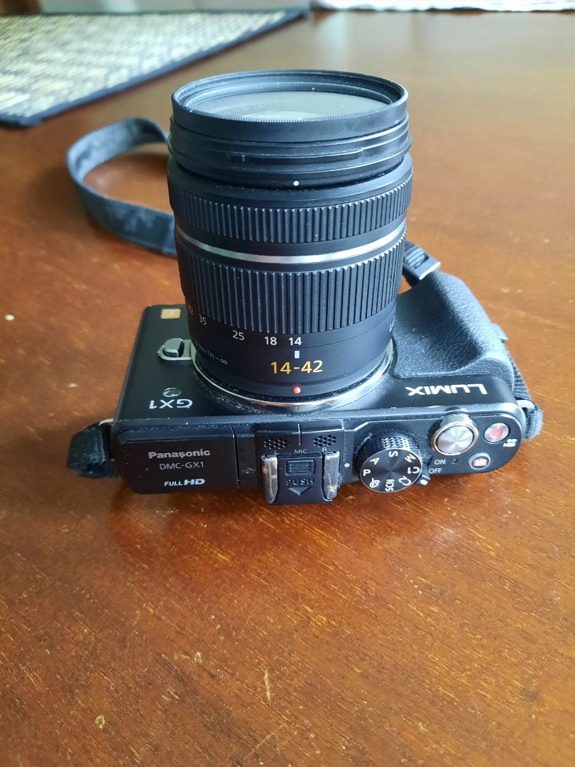 Panasonic Lumix GX1 Digital Camera with Lens, Photography, Cameras on ...